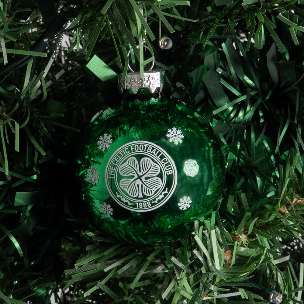 Celtic Christmas 3 Pack Baubles – Official Celtic Store